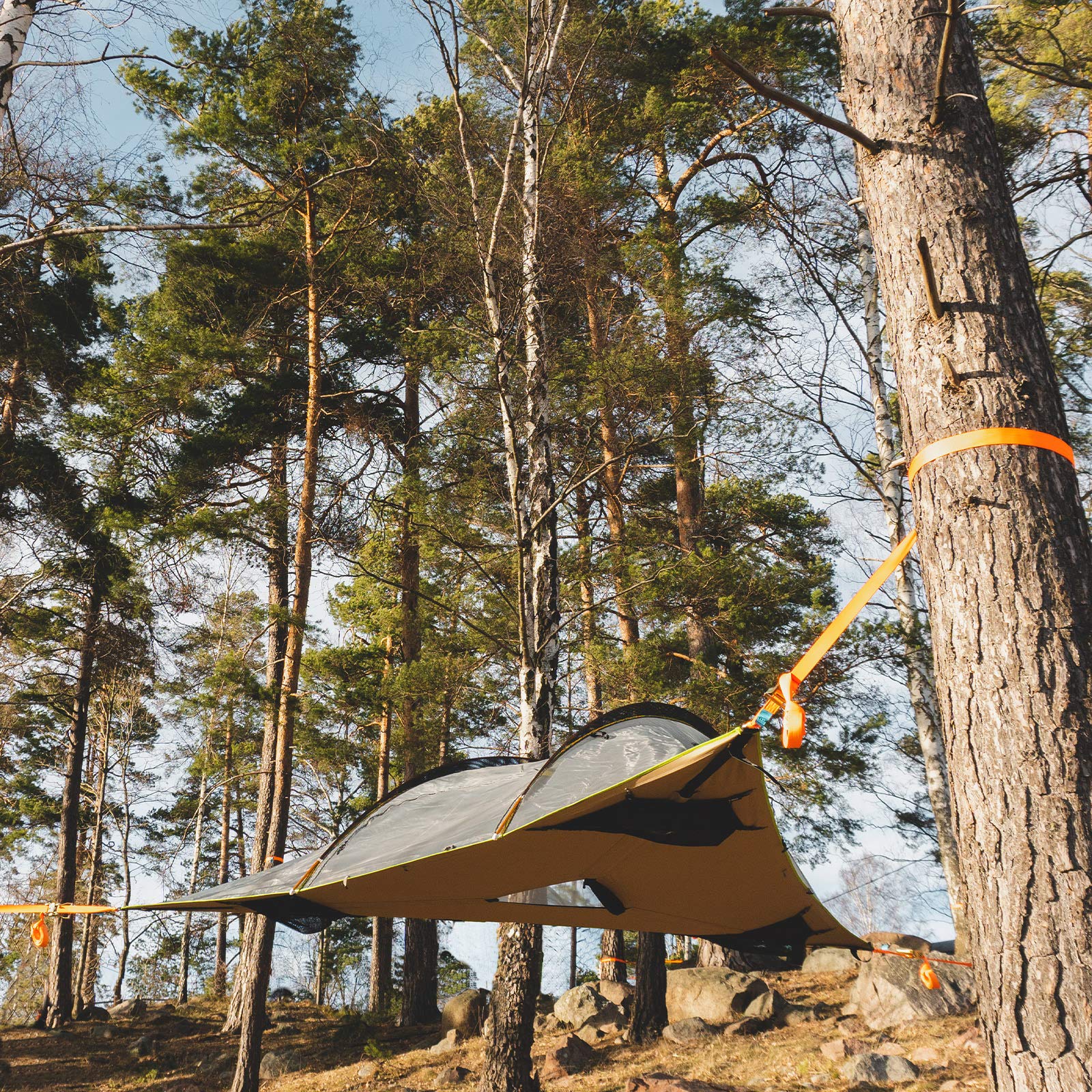 Tentsile Safari Stingray 3-Person Hammock Tree Tent - Waterproof, Portable for Hiking, Camping, Backpacking- 440kg/880lbs