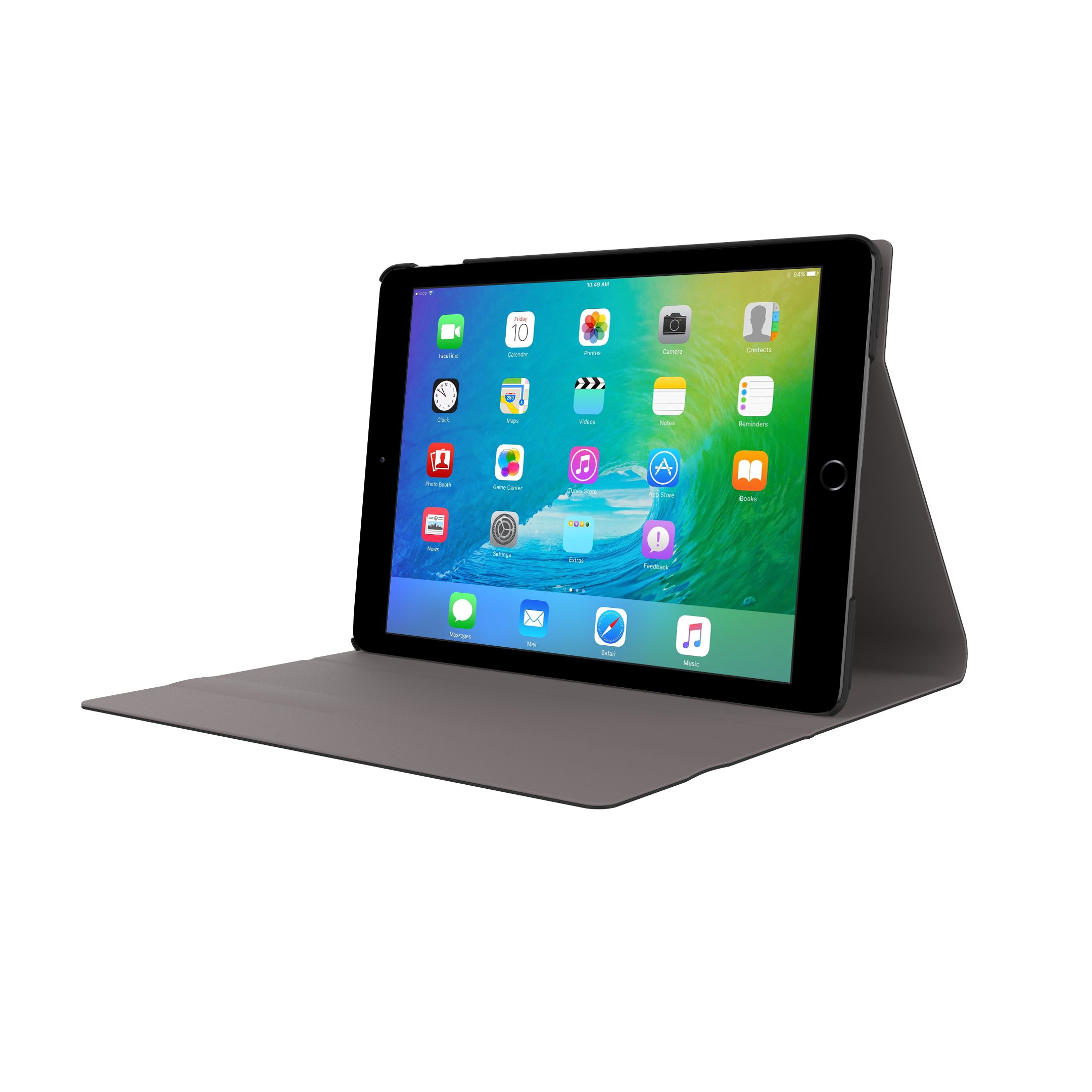 Tumi Rotating Folio Case for Ipad Mini, Black, One Size