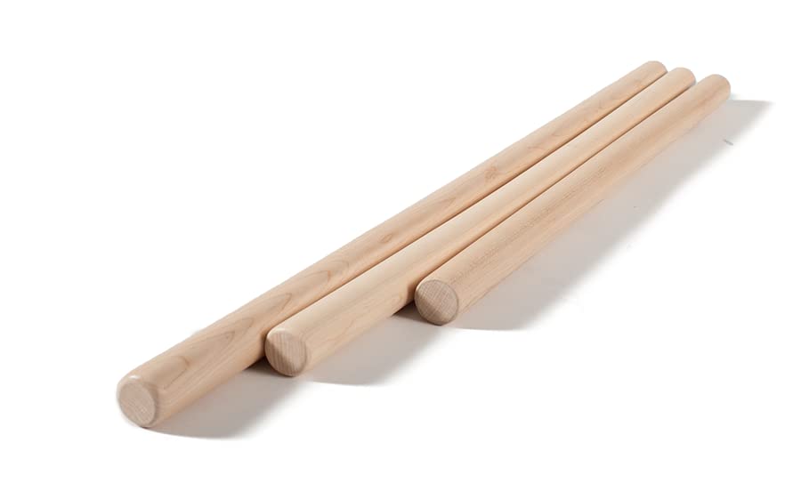 VENTRAL 3/4 Inch Maple Dowel Rod Sticks Unfinished Wood for Hobby Crafts Length 60'' (1 Piece), (DR000-22-07-0760-001)