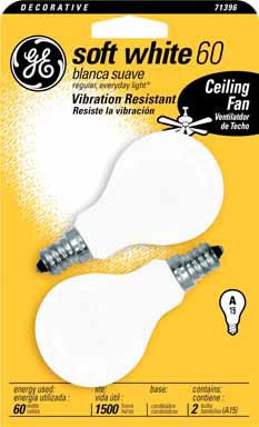 Soft White Ceiling Fan Bulb 60 Watt