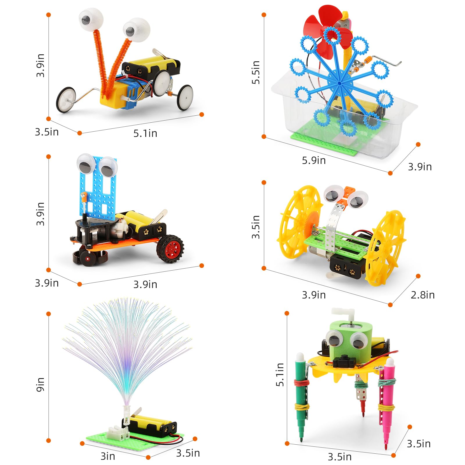 STEM Science Robotics Kit, Experiments Projects Activities for Kids 6-8 8-12, Build Robot Crafts for Boys Toys, DIY Electronic Engineering Building Kits for Girls Age 8 + Year Old Gifts