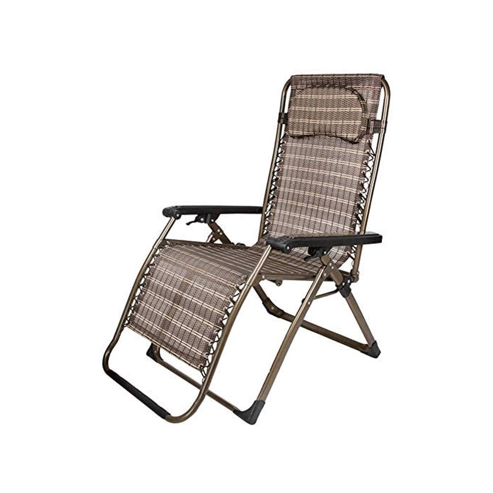 ZLDXDP Multifunctional Office Chair Folding Chair Living Room Recliner Chair Simple Folding Beach Folding Zero Chair Recliner (Color : Style one)