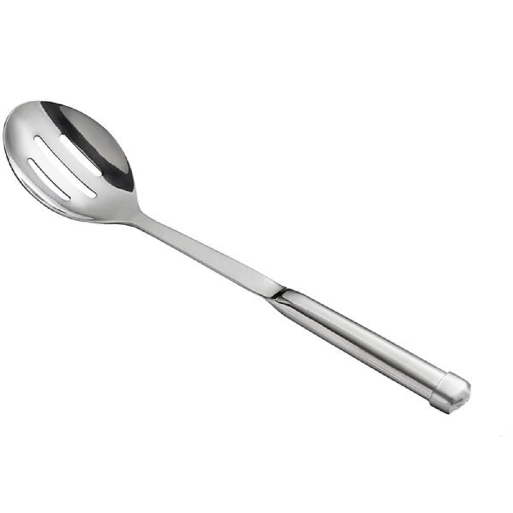 TrueCraftware- Set of 2 Stainless Steel Slotted Serving Spoon- Serving Utensils Cooking Spoons Utensil Sets Large Serving Utensils Kitchen Cooking Serving Utensils for Home Restaurant Buffet Banquet