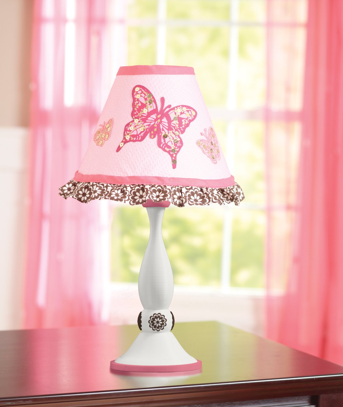 Summer Infant Juliette Butterfly Lamp Girls Lamp