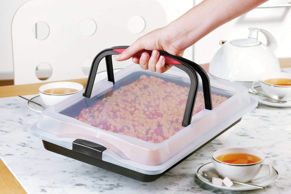 Zenker 3960 Baking Tray with Lid with Soft Handles