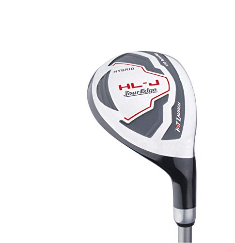 Tour Edge HL-J Junior Complete Golf Set with Bag (Right Hand, Graphite, 1 Putter, 3 Irons, 1 Hybrid, 1 Fairway, 1 Driver 9-12) Red
