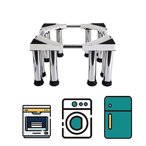 Washer Base Stand, 12 Legs Steady as A Mountain,Can Hold Up to 660 Lbs Refridgerator Stand, for Adjustable Dryers Etc (3-5 Days Delivery)