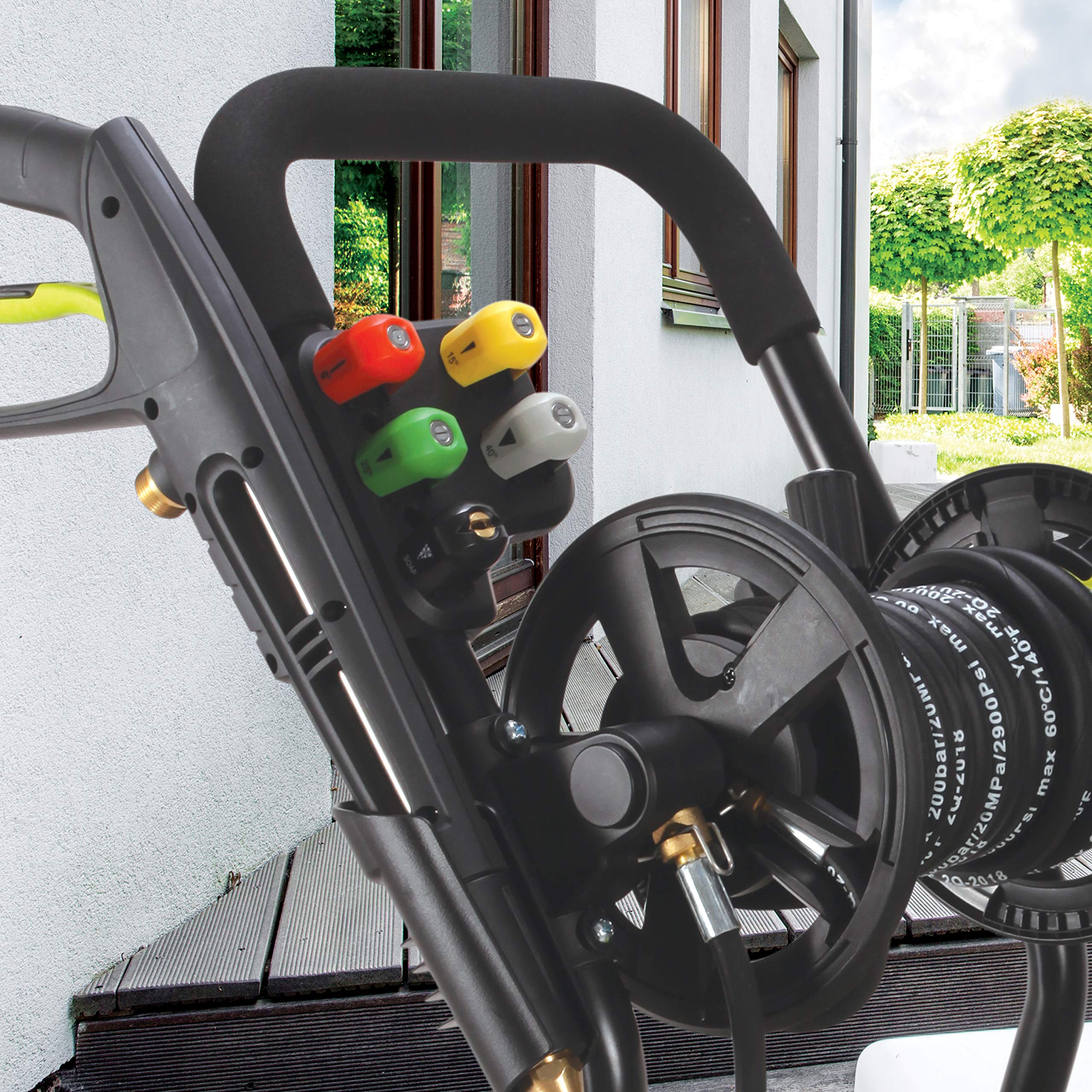 Sun Joe SPX4601 High Performance Electric Pressure Washer w/20-Ft Hose Reel