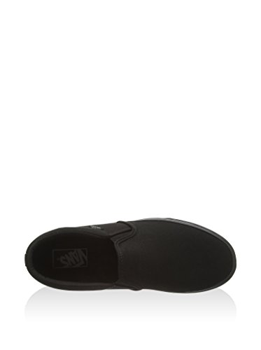 Vans Men's Low-Top Sneaker, Black Canvas Black B, 9.5