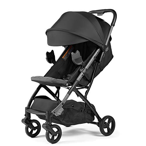 Summer Infant 3Dpac CS Compact Stroller, Black β Car Seat Adaptable Baby Lightweight Stroller with Convenient One-Hand Fold, Reclining Seat and Extra-Large Canopy