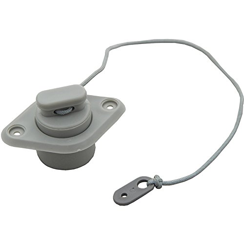 UP100 4pcs New Grey PVC Scupper Plug Boat Drain Valve Cap for Kayak Inflatable Dinghy Speedboats