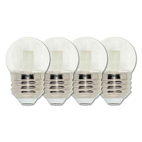 Westinghouse 4511320 7.5-Watt Equivalent S11 Clear LED Light Bulb with Medium Base, 4 Count (Pack of 1)