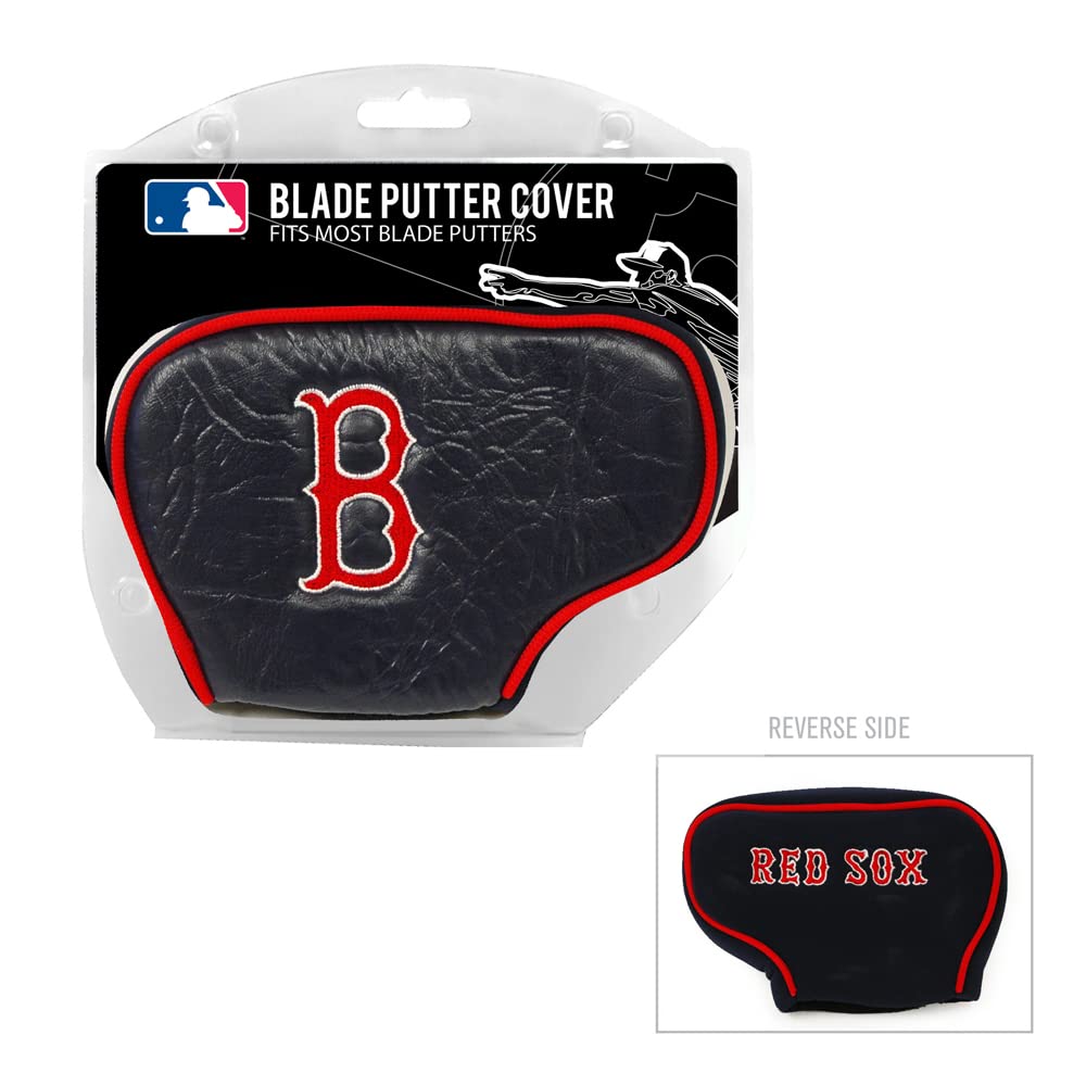 Team Golf MLB Boston Red Sox Golf Blade Putter Cover Golf Club Blade Putter Headcover, Fits Most Blade Putters, Scotty Cameron, Taylormade, Odyssey, Titleist, Ping, Callaway