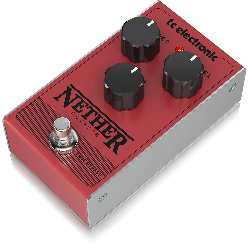 TC Electronic NETHER OCTAVER Classic All-Analog Octave Pedal with 1 or 2 Octaves Below Original for Adding Warm Deep Bottom End