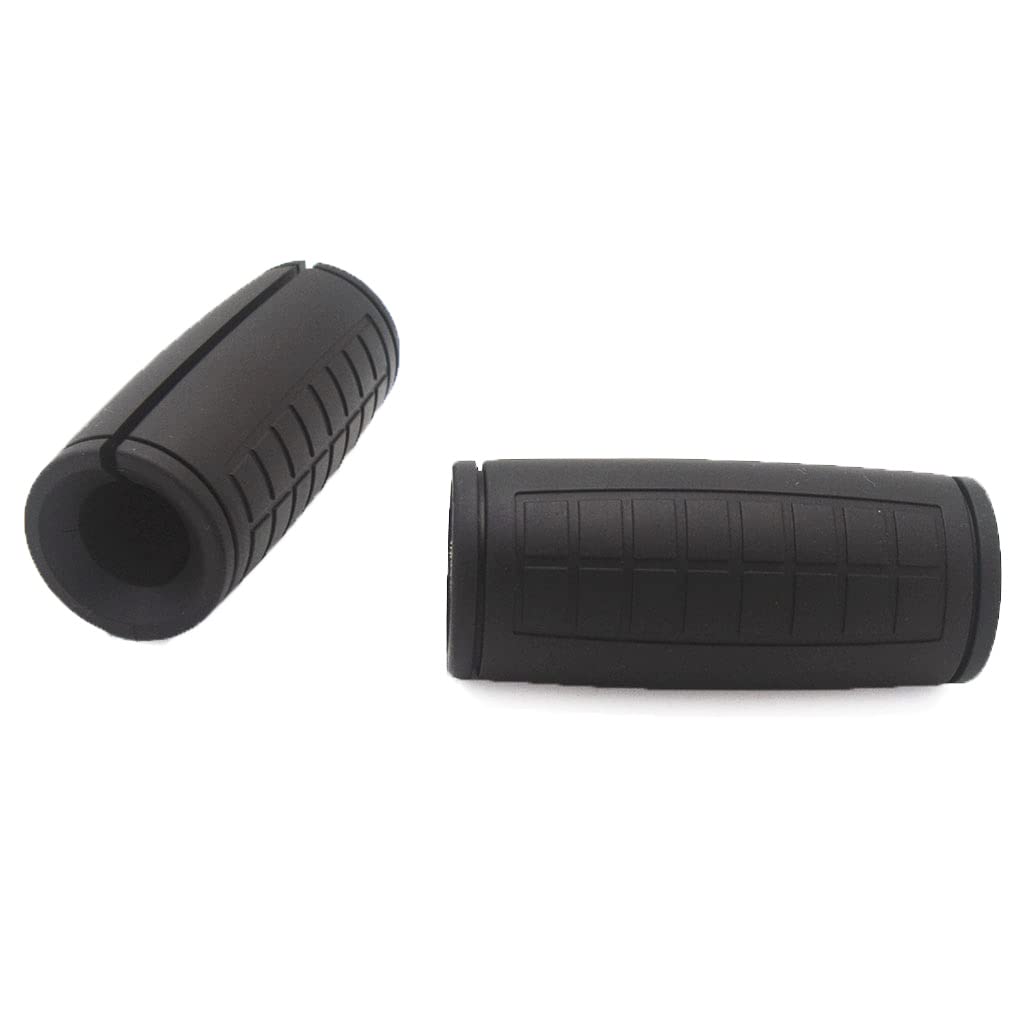 yuhqc Weight Bar Grips Fit Standard Barbell, Dumbell Handles, Thick Bar Training Adapter for Weightlifting & Cable Attachments Fitness Training Rope Grips for Body Arm Forearm Builder Strength(Black)