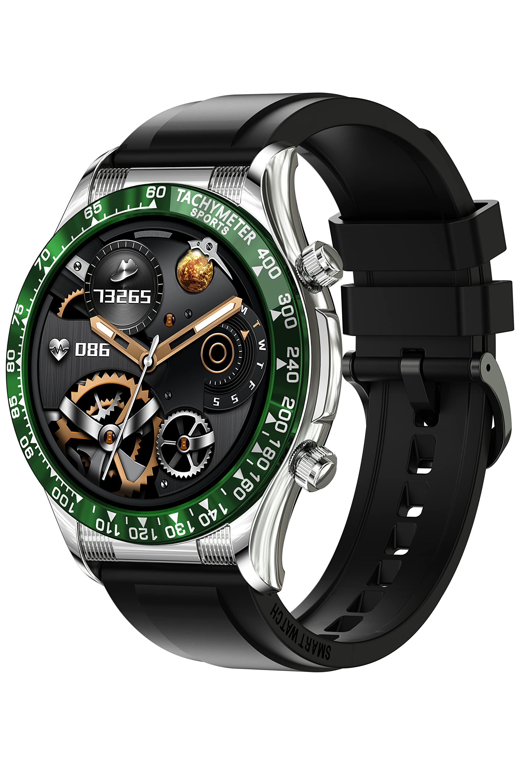 Smart Watch for Men Full Touchscreen Make/Answer Calls Step Counter Fitness Watches Activity Tracker Calories Compatible with Android iOS Phones
