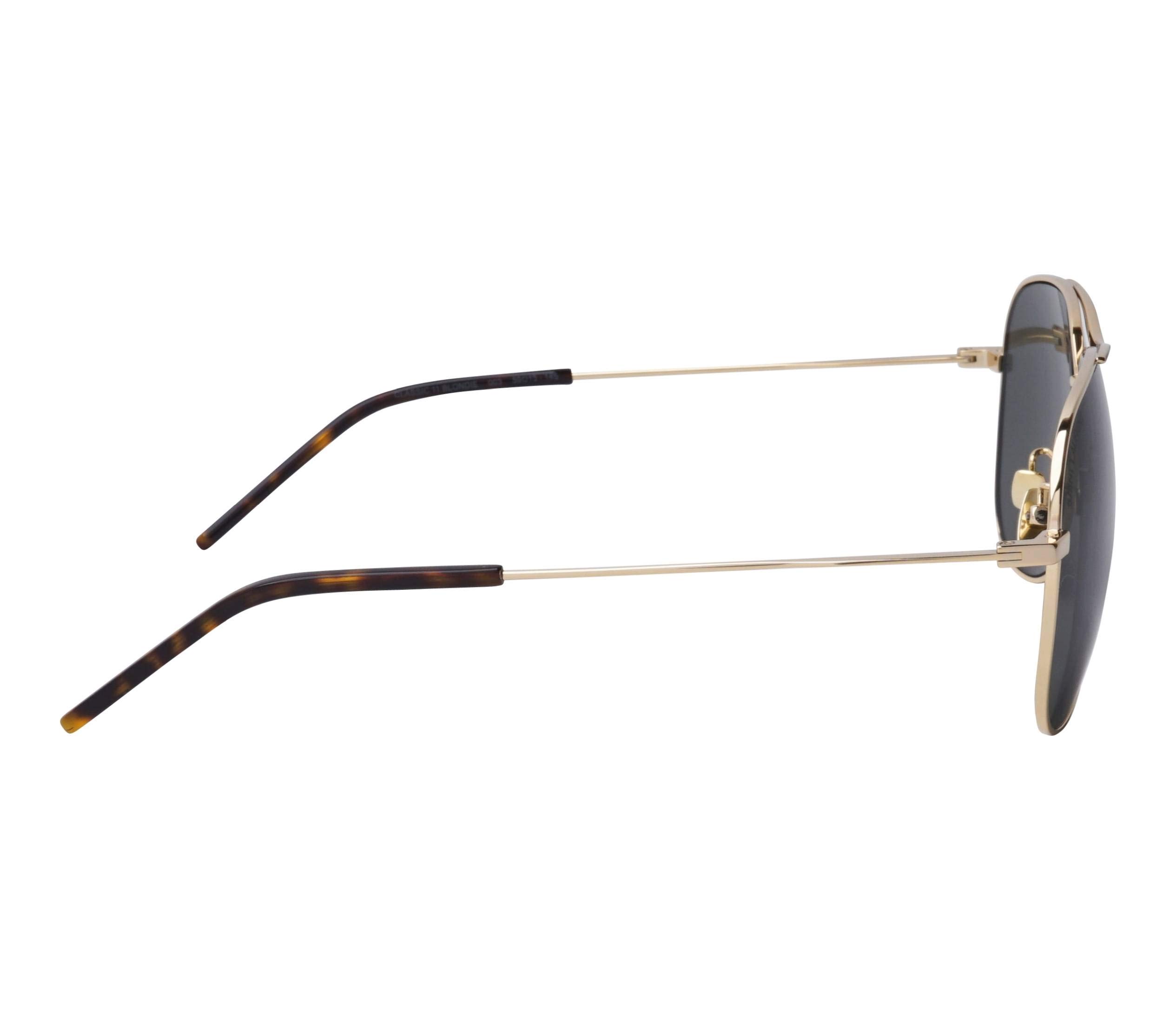 Yves Saint Laurent sunglasses (CLASSIC-11-BLONDIE 003) Gold - Grey green lenses