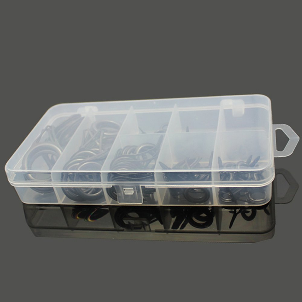 UWND Fishing Rod Guides Kit Spinning Rod Guide, 75pcs,8 Sizes