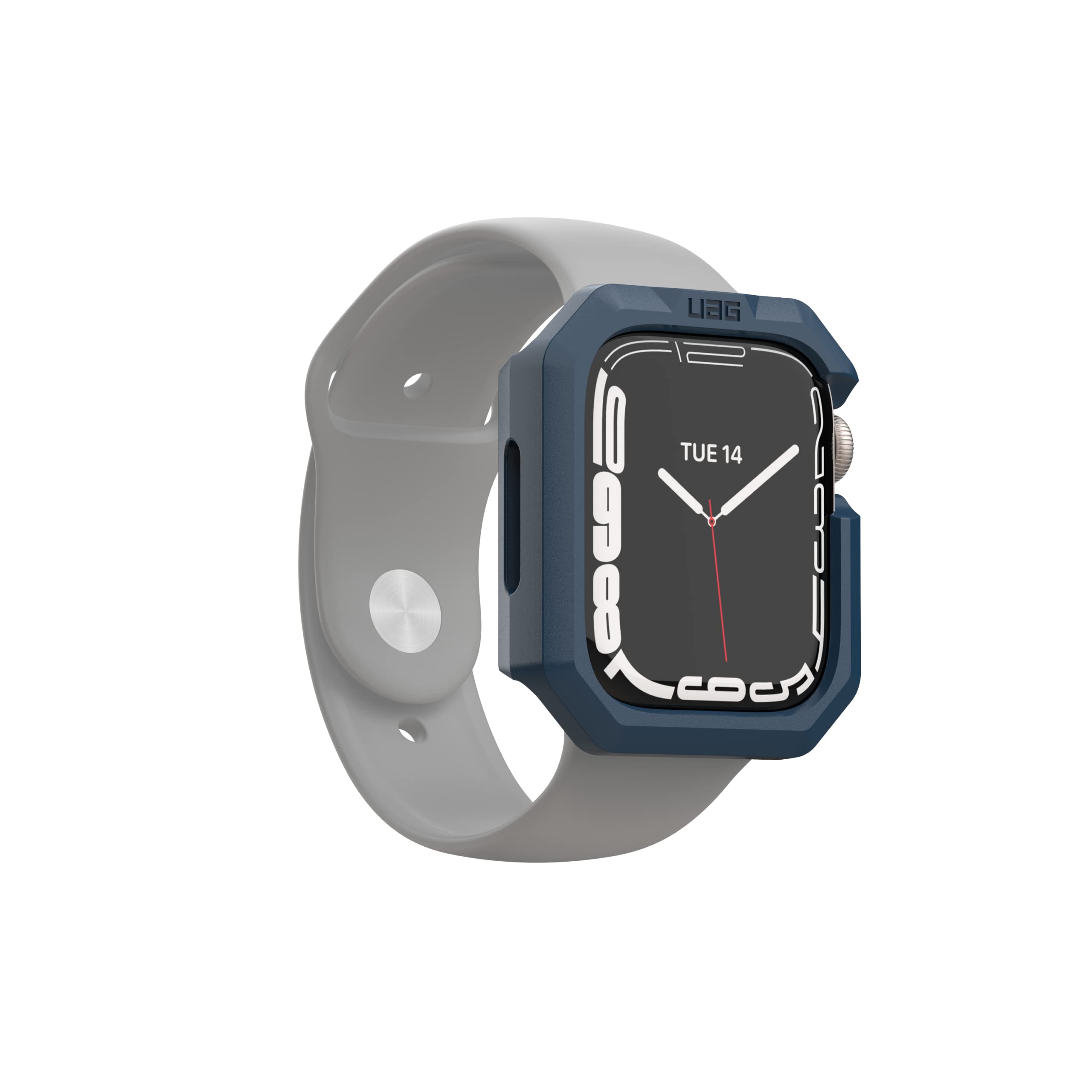 UAG Compatible with Apple Watch Case 49mm iWatch Series Ultra 2/Ultra, Scout Black Rugged Military Grade Protective Bumper Case by URBAN ARMOR GEAR
