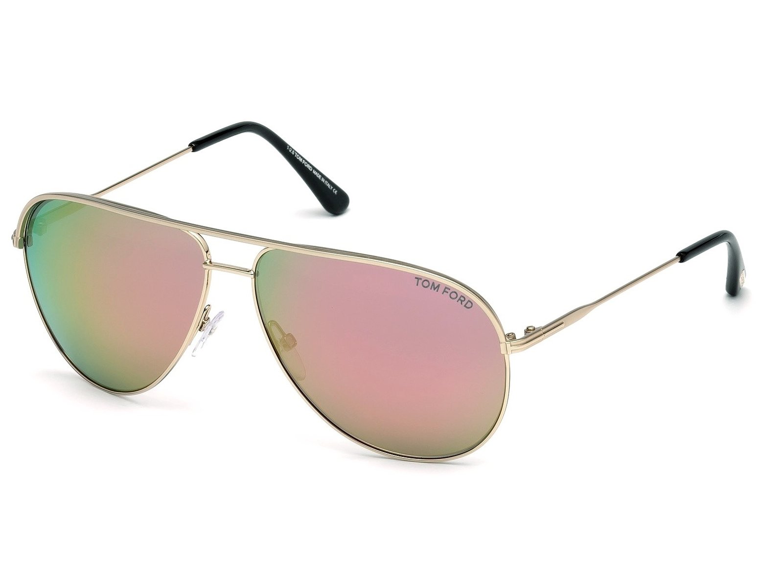 Sunglasses Tom Ford ERIN TF 466 FT 29Z matte rose gold / gradient