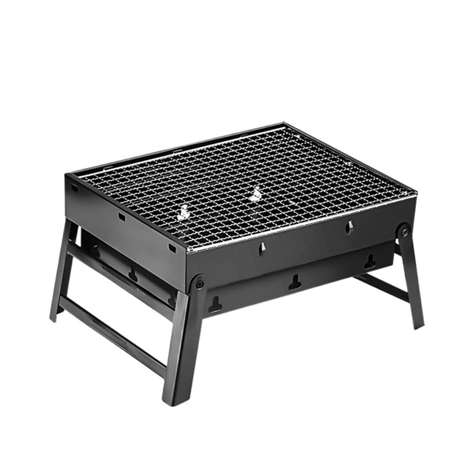 TBMAKE Grills Thicken Foldable Portable BBQ Grill Patio Barbecue Grill Stove Outdoor Camping Picnic Barbecue Compact Charcoal Barbecue BBQ