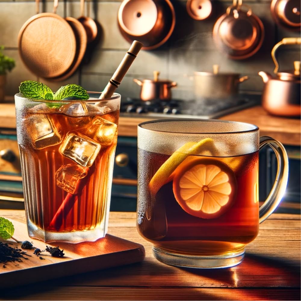 Waka Premium Instant Tea β Unsweetened and Concentrated Black Tea Powder β Classic β 100% Tea Leaves β 4.5 oz Bulk Bag For Hot or Iced Tea