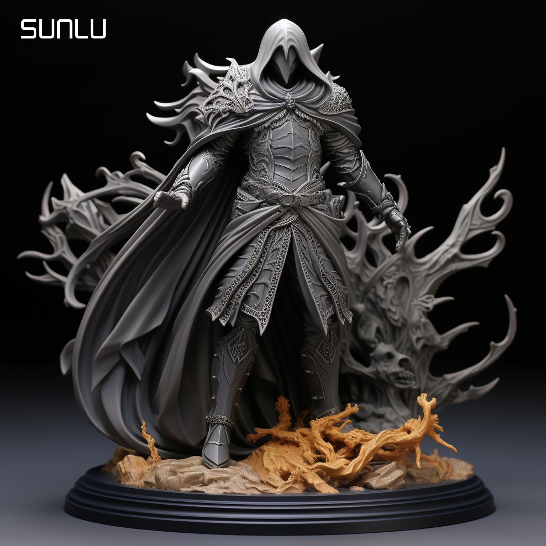 SUNLU 3D Printer Resin, 2000g Standard Photopolymer 405nm UV Curing Resin for 4K/8K LCD/DLP/SLA Resin 3D Printer, 3D Printing Liquid Fast Curing Resin, High Precision, Low Shrinkage, 2KG, Grey