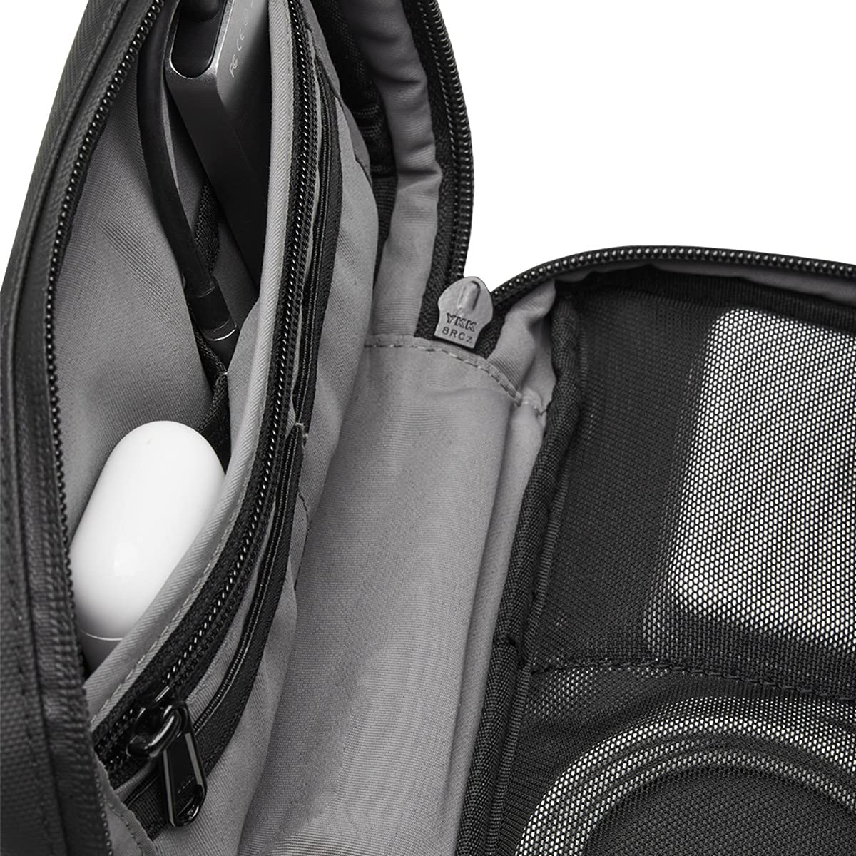 Tech Kit by ALPAKA | Tech Pouch for your Cables, Chargers, Powerbank, Earbuds, SD Cards, Tech Essentials (Black)