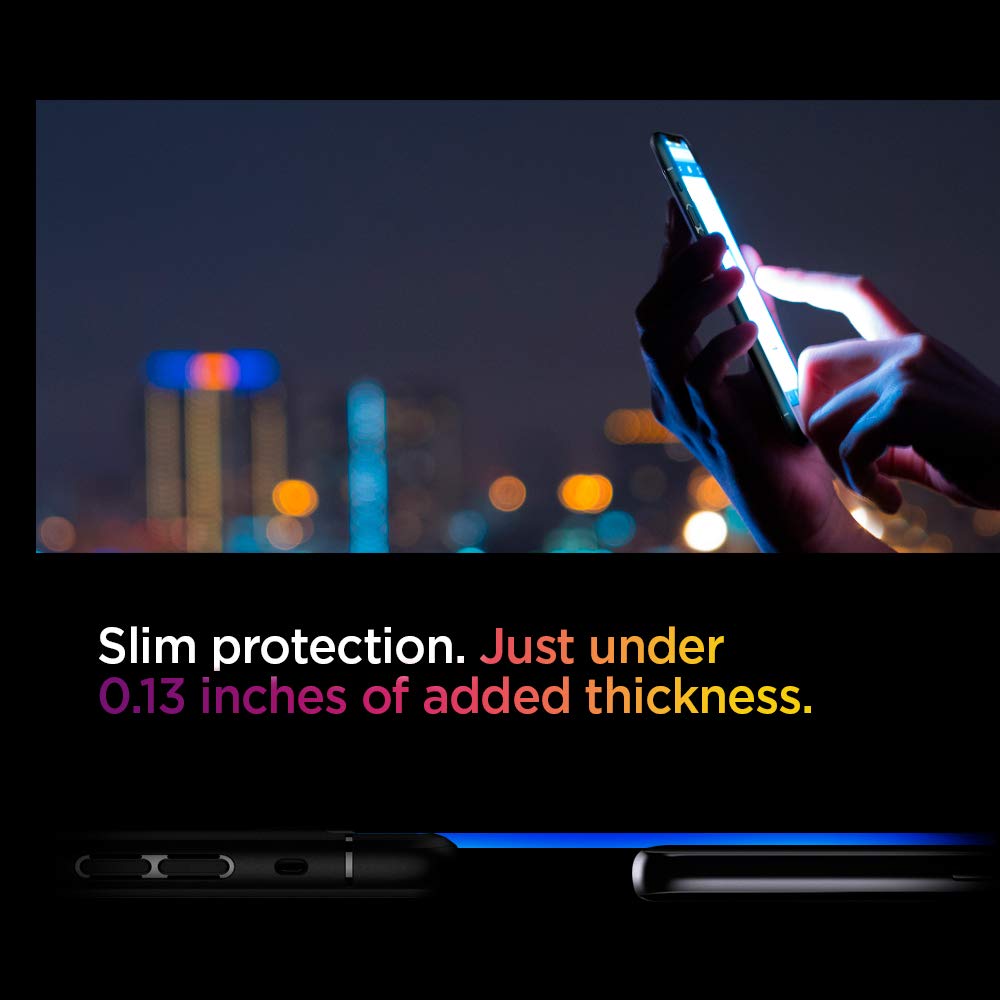 Spigen Rugged Armor Designed for LG G8 ThinQ Case (2019) - Matte Black