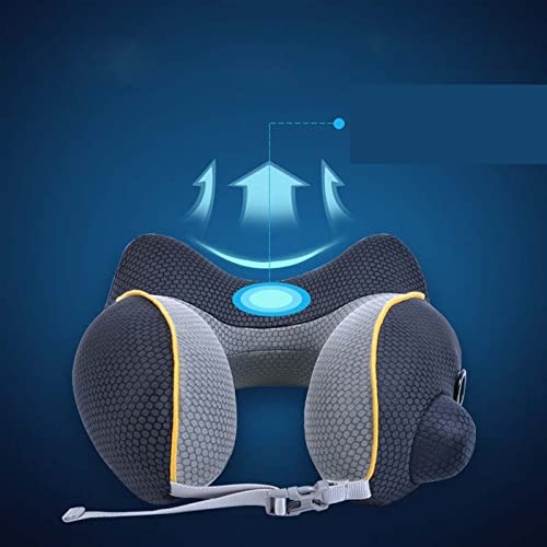 VENYAA Cervical Pillow Shape Inflatable Travel Pillow Air Neck Pillows for Airplane Folding Portable Inflatable Pillows Neck Cushion Travel Pillow