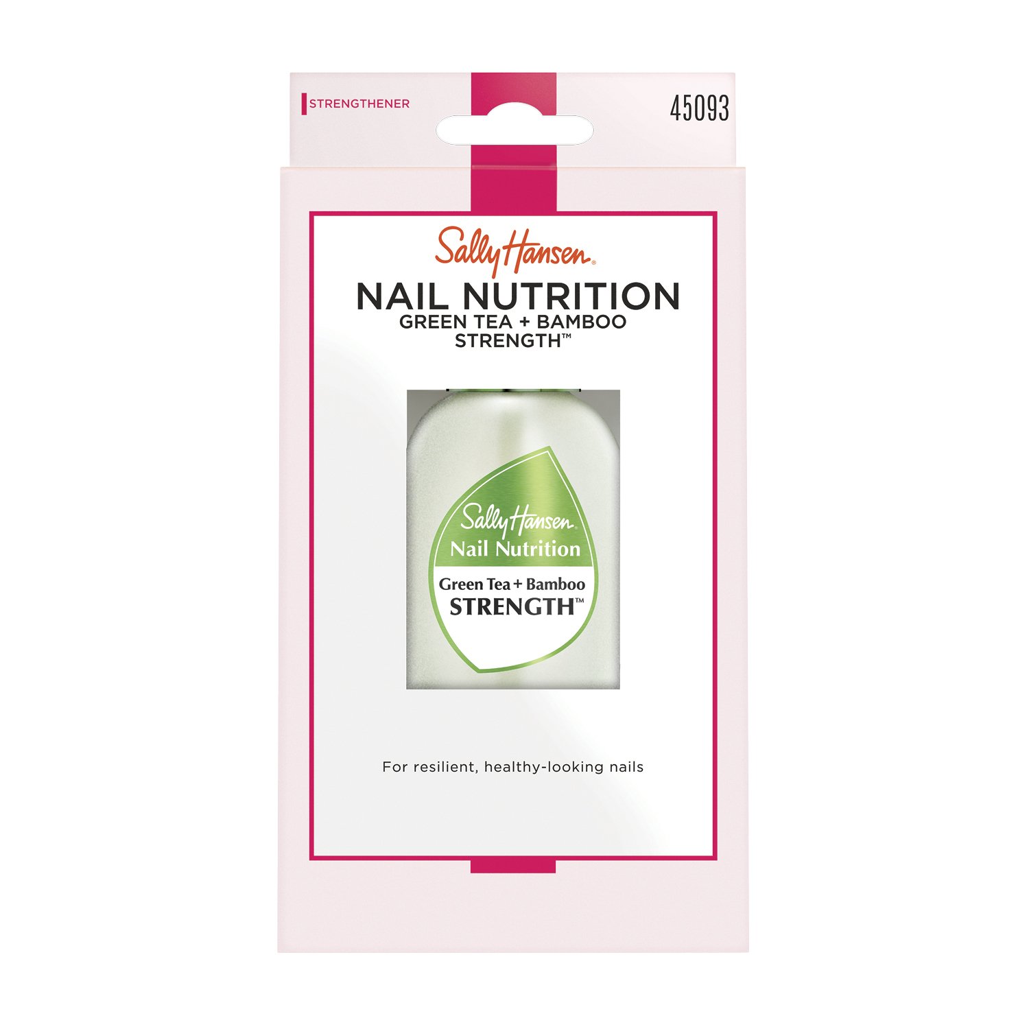 Sally Hansen Nail Nutrition Green Tea + Bamboo Nail Strengthener, 0.45 Ounce