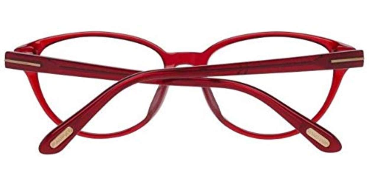 Tom Ford FT5422-066 Eyeglasses, Shiny Red Frame 53mm w/Clear Demo Lens