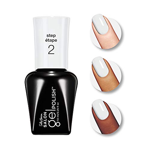 Sally Hansen Salon Pro Gel, White Away, 0.14 Fluid Ounce