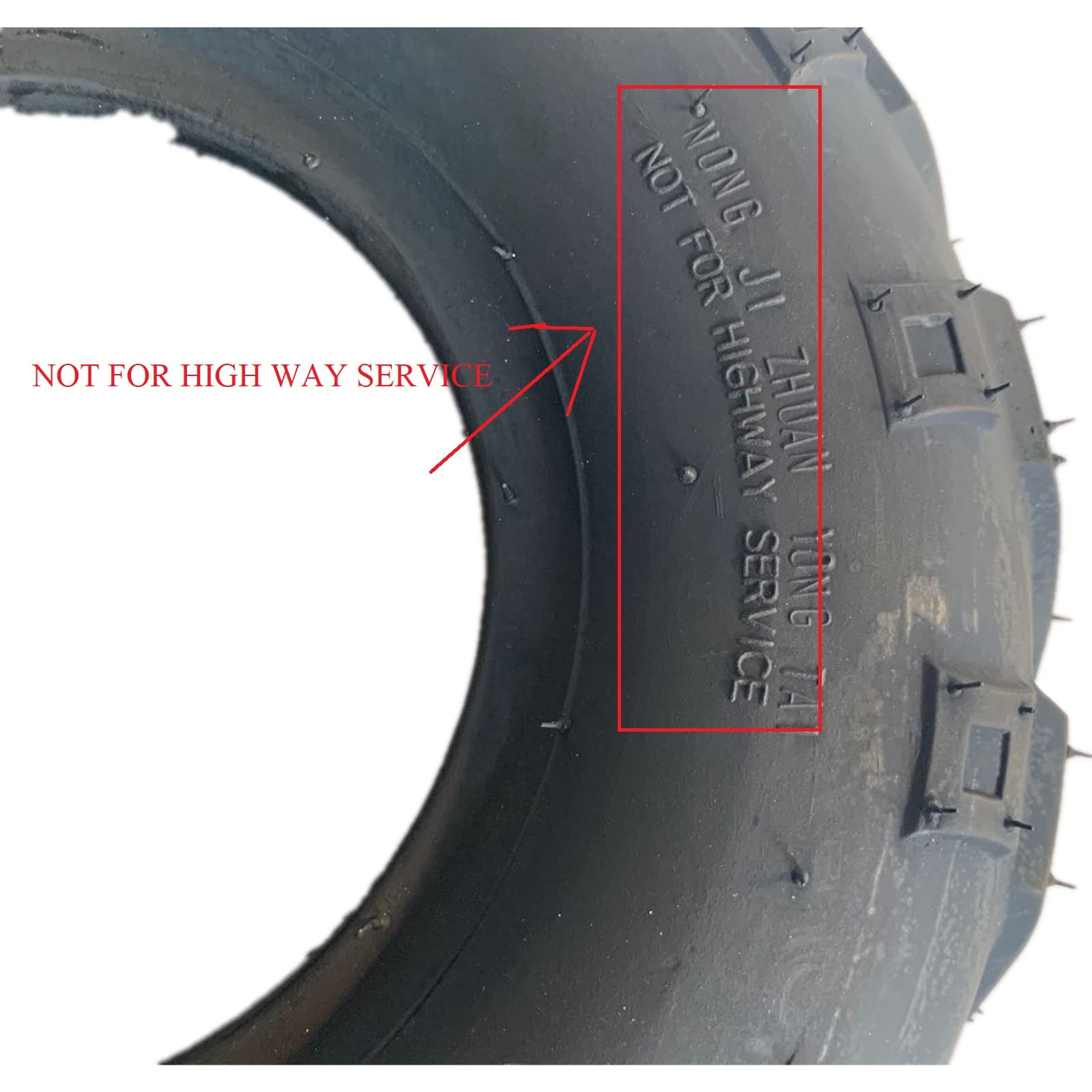 SUNROAD ATV UTV Tires 18X9.5-8 Sport All-Terrain Tubeless Tires 18x9.5x8 4 Ply Load Range B Pack of 2