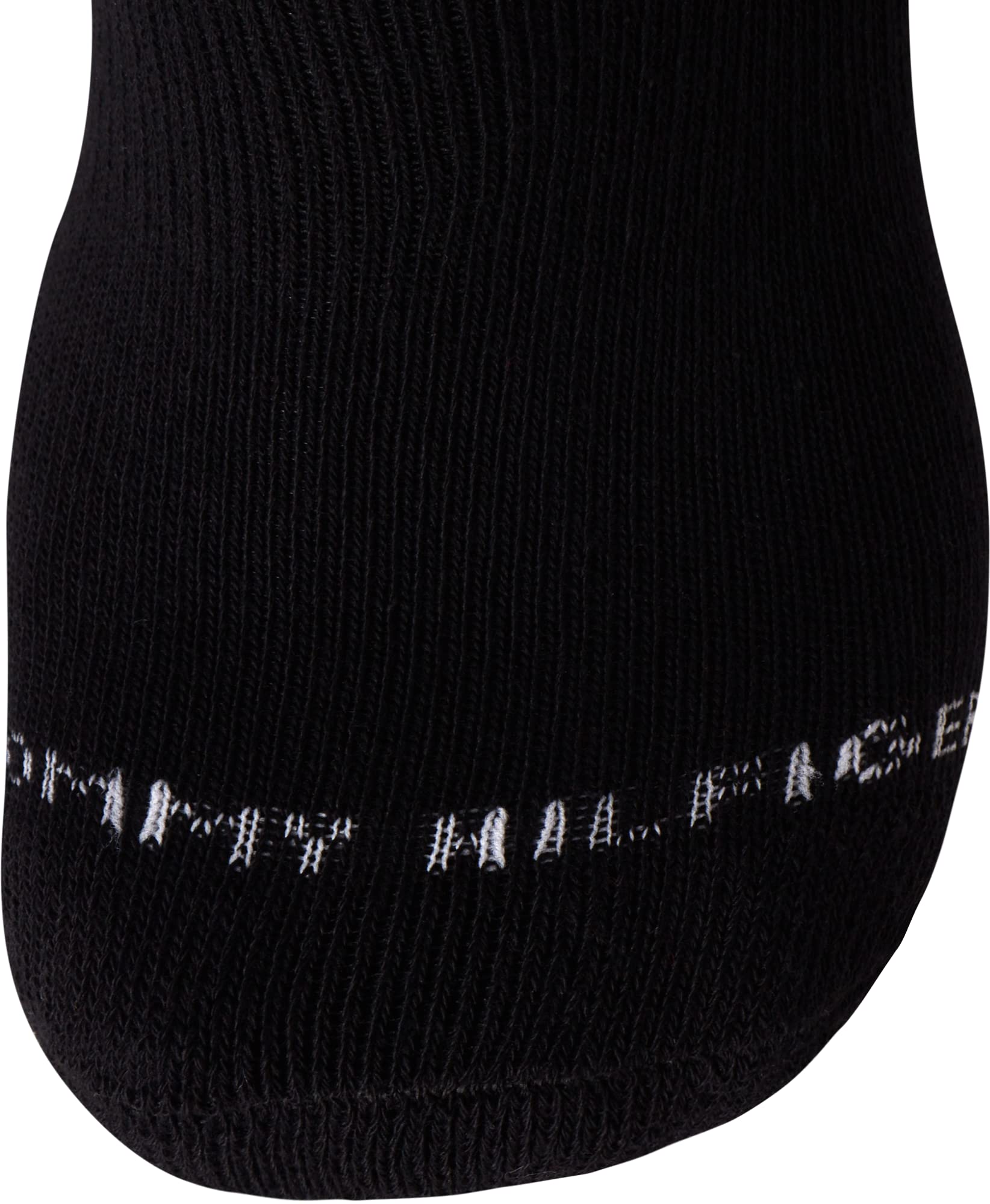 Tommy Hilfiger Men's 6 Pair Sport Cushion Liner Sockshosiery, black, Shoe Size 7-12