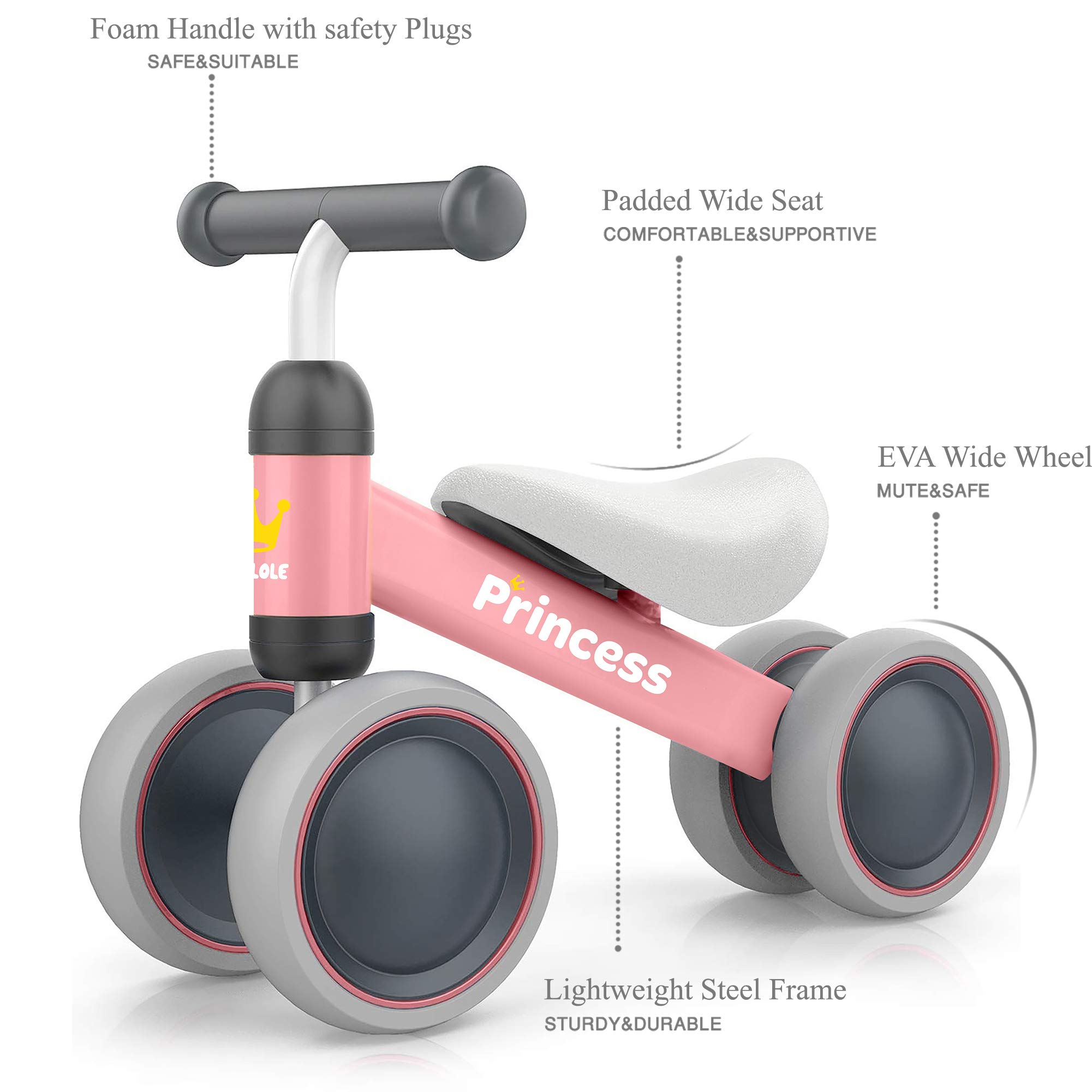 Toys for 1 Year Old : Balance Bike - Ideal 1 Year Old Girl Birthday Gift