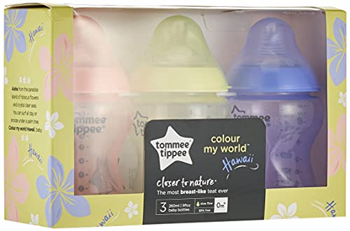 Tommee Tippee Colour My World 3 x 260ml Bottles