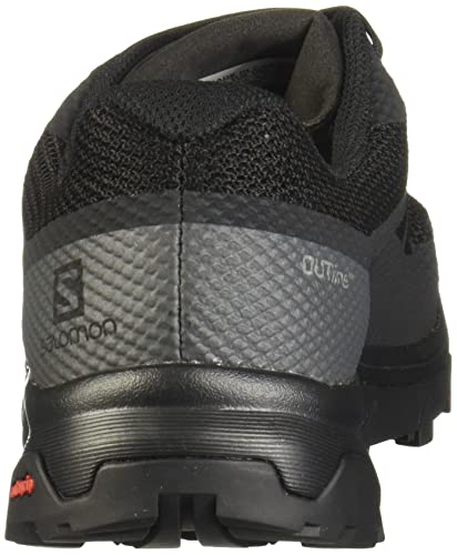 Salomon Outline Gore-TEX Hiking Shoes for Men, Black/Phantom/Magnet, 10.5