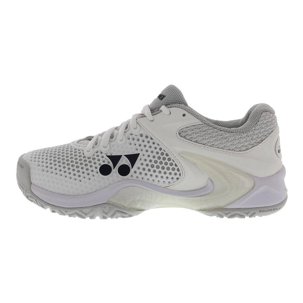 Yonex Power Cusion Eclipsion 2 Women's Tennis Shoe (White/Silver) Size: 6