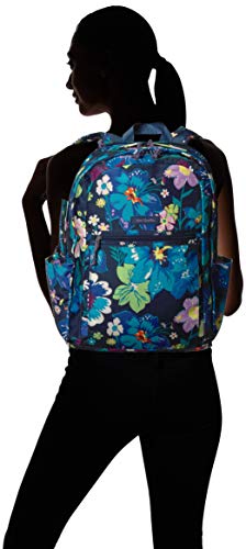 Vera Bradley Women's Lighten Up Grand Backpack, Firefly Garden, One Size