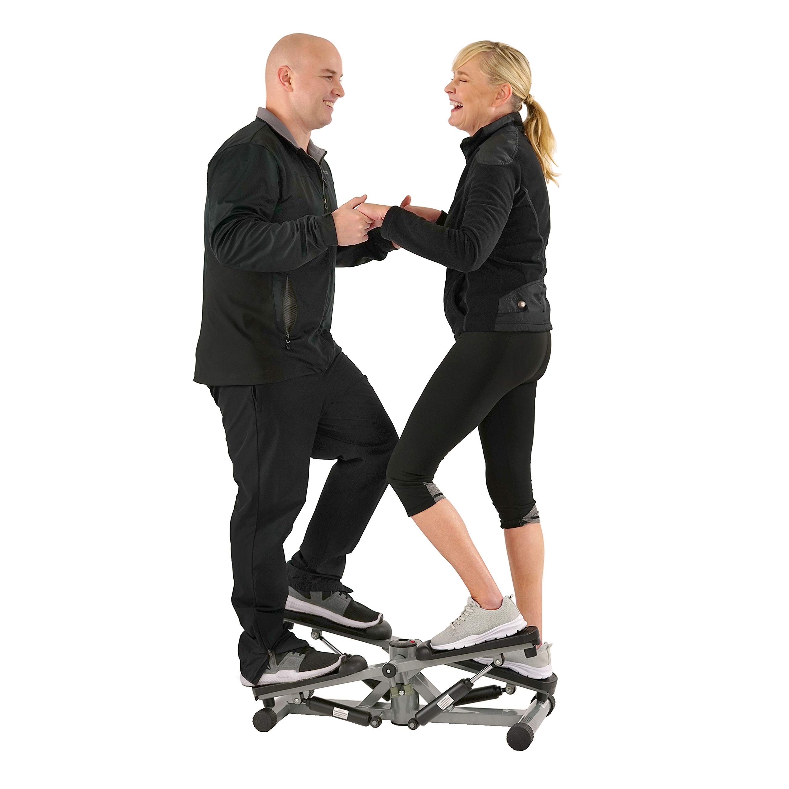 Sunny Health & Fitness Tandem Stepper Step Machine with LCD Monitor - SF-S0855