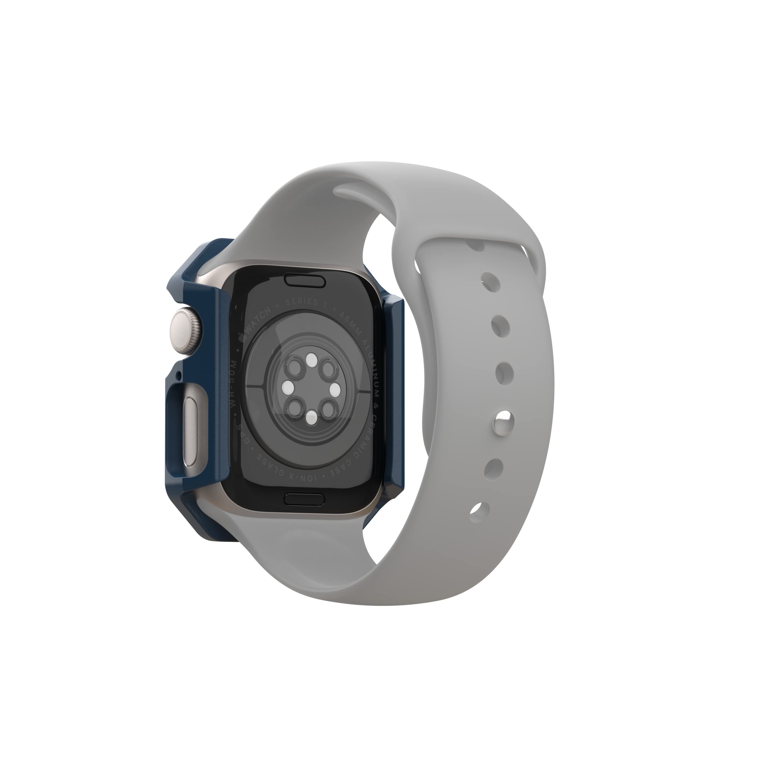 UAG Compatible with Apple Watch Case 49mm iWatch Series Ultra 2/Ultra, Scout Black Rugged Military Grade Protective Bumper Case by URBAN ARMOR GEAR