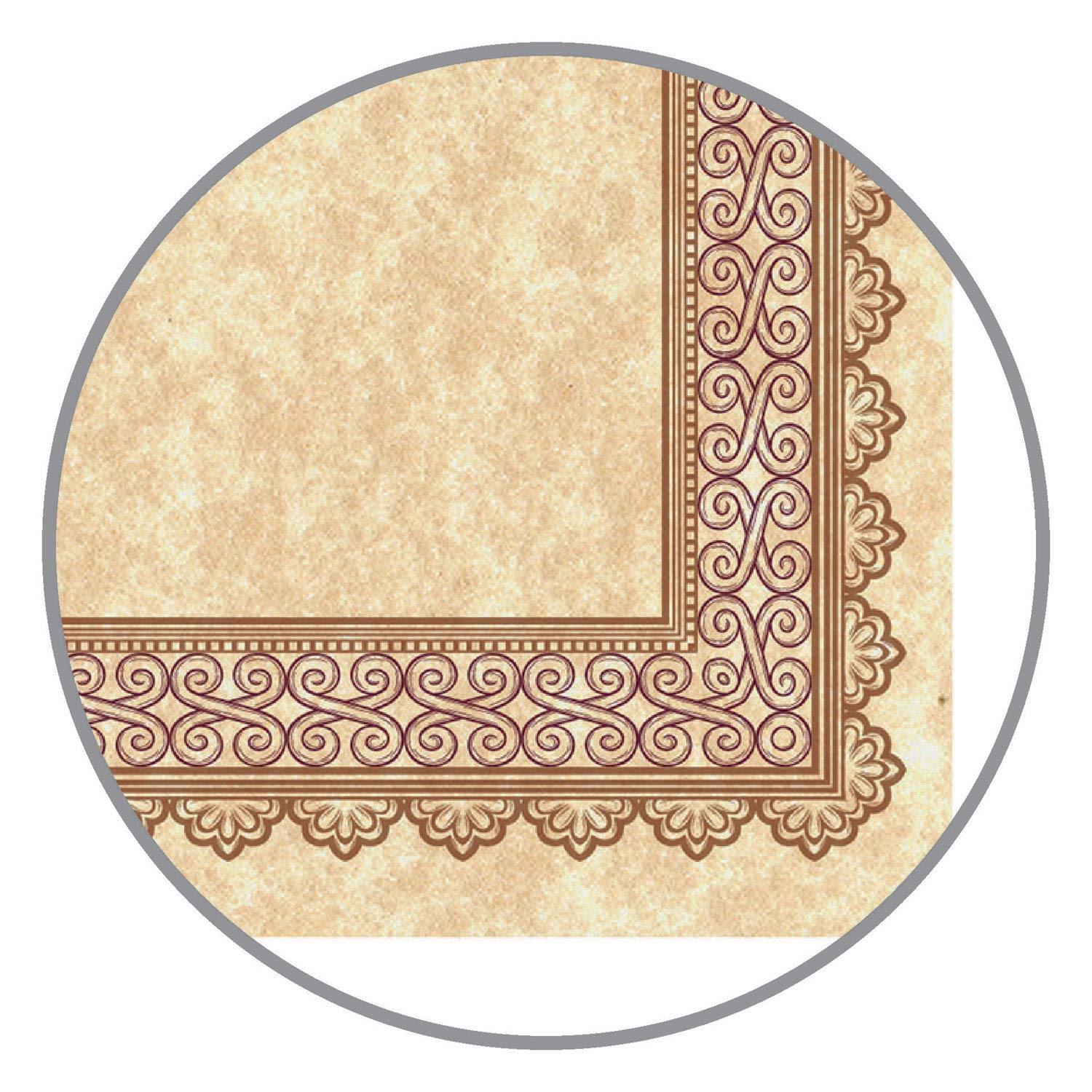 Southworth Parchment Certificates, Vintage, 8.5" x 11", Copper with Burgundy and Gold Foil Border, 50 Sheets (91350)