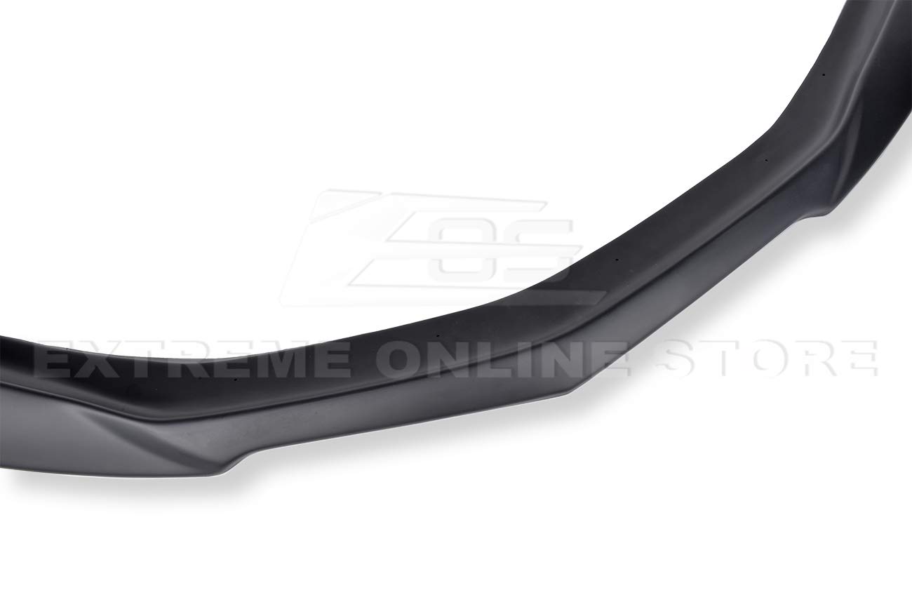 Replacement for 2016-Present Chevrolet Camaro SS 2019-Present Chevrolet Camaro LT LS RS | ZL1 Style Front Bumper Lower Lip Splitter (ABS Plastic - Matte Black)