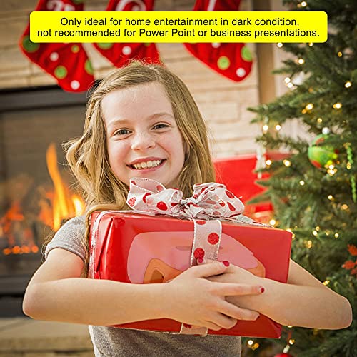 ZYJBM Mini Projector for 1080P Video Proyector Children Portable Projetor TD860 LED 3D Home Theater Smart Beamer Gift