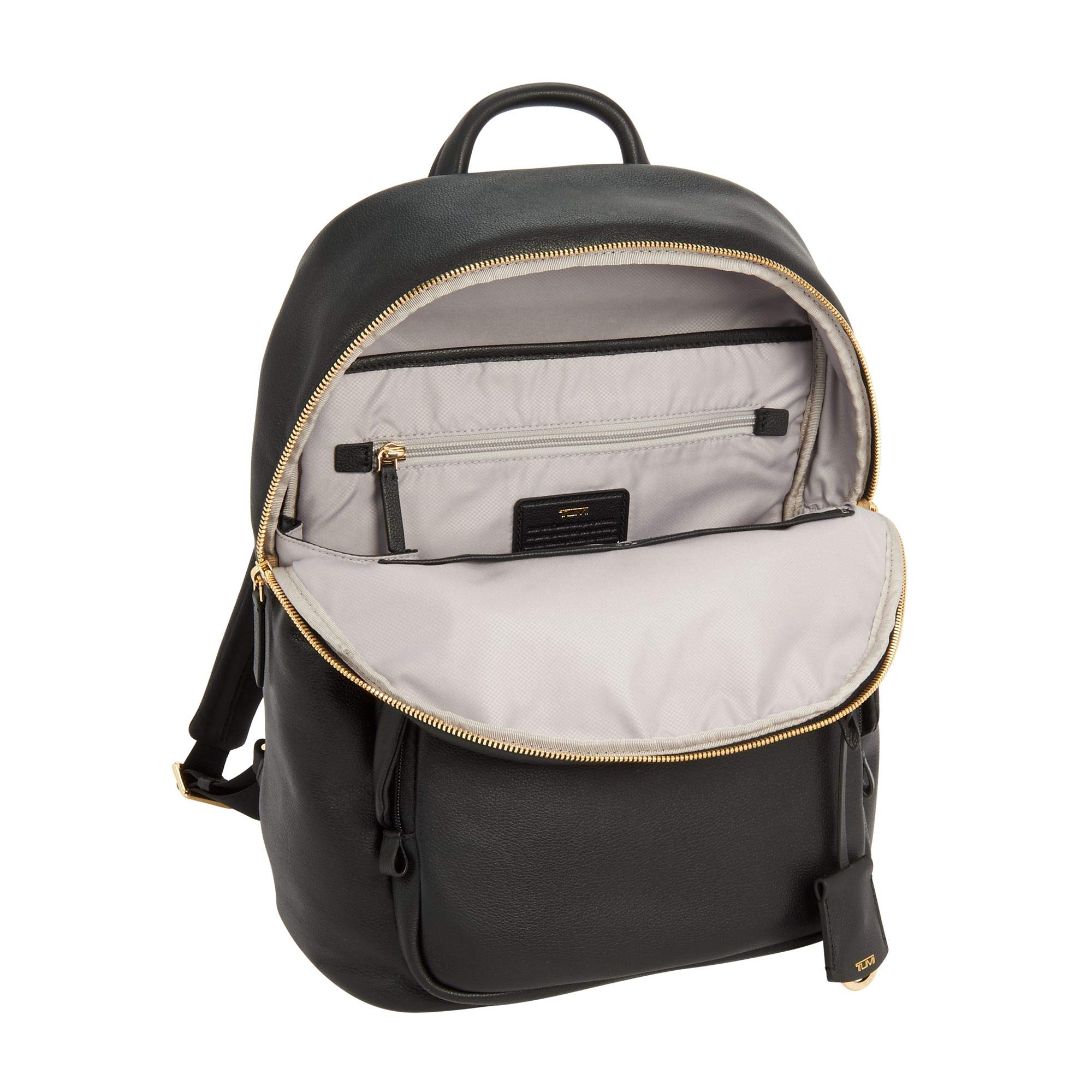 TUMI - Voyageur Hagen Leather Laptop Backpack - 12 Inch Computer Bag For Women - Black