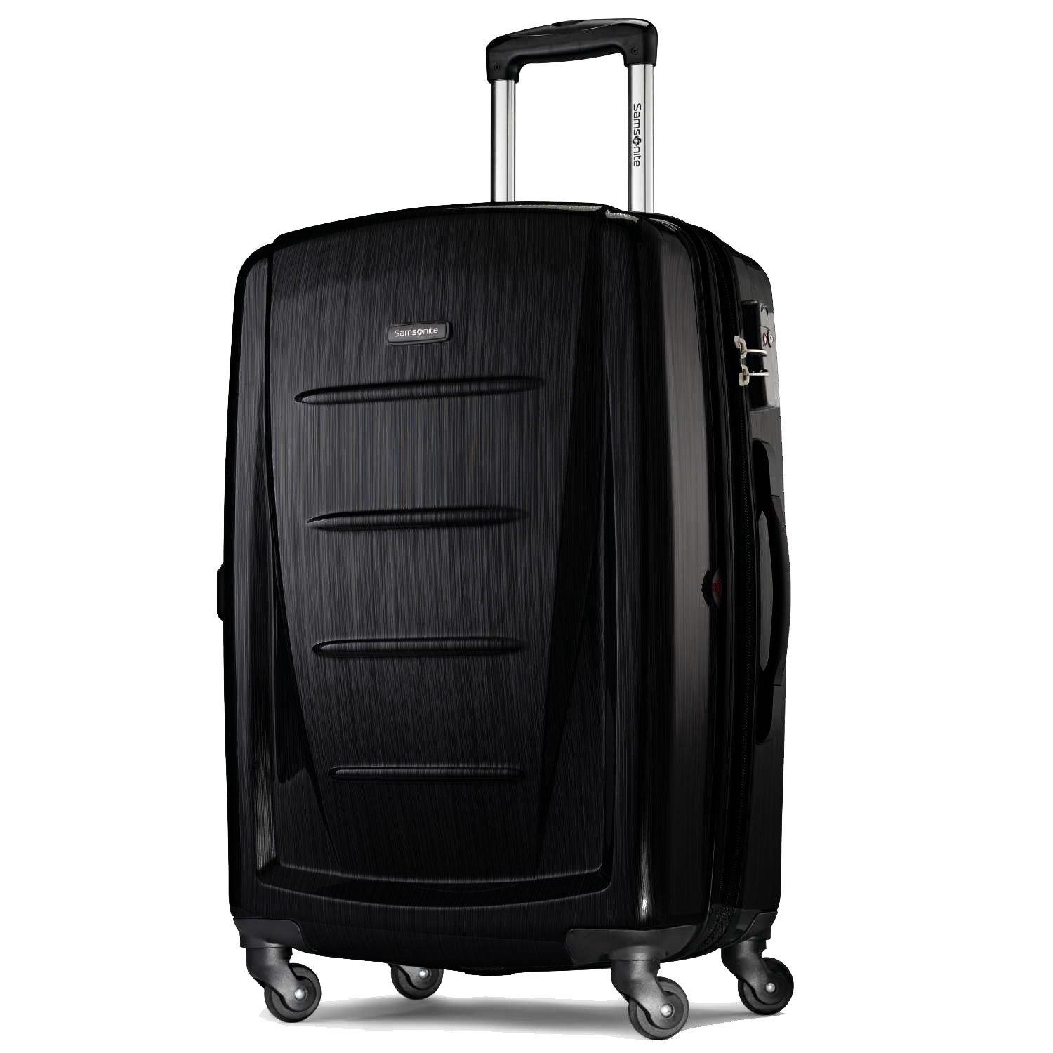 suitcases Winfield 2 Fashion 28 Spinner (Brushed Black, 28-inch)