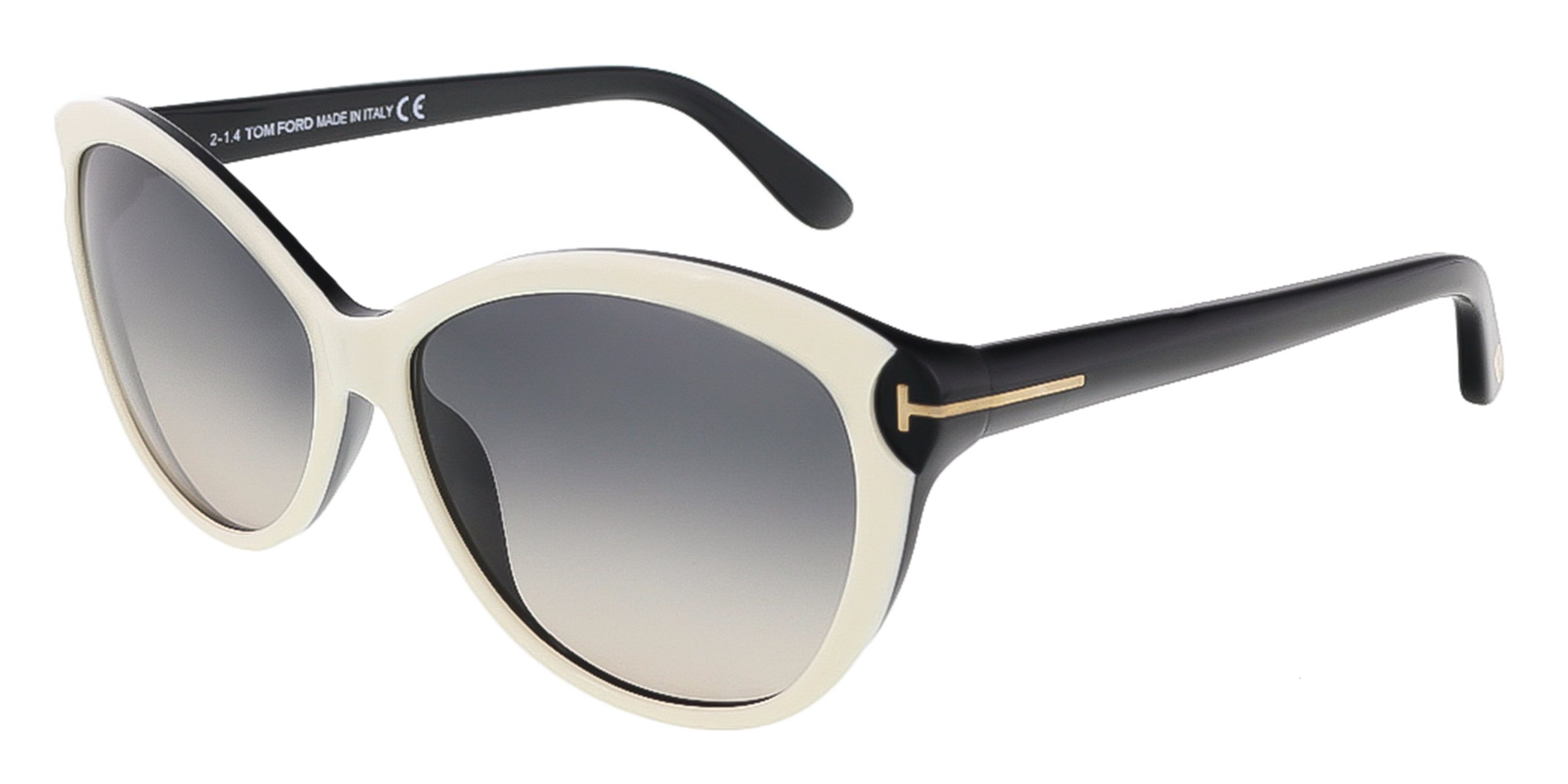 Tom Ford 0325/S 25B White Telma Cats Eyes Sunglasses Lens Category 2 Size 60mm