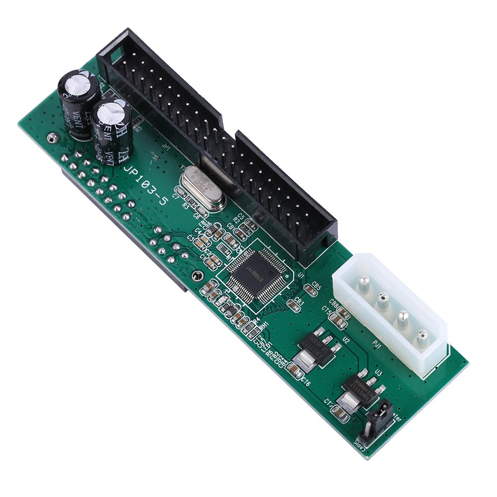 Yoidesu IDE SATA Adapter IDE to SATA Adapter Converter PATA to SATA Adapter Converter IDE/ATA/PATA Computer to SATA Hard Drive Interface Adapter for SATA Type Devices/PC/Mac/Windows