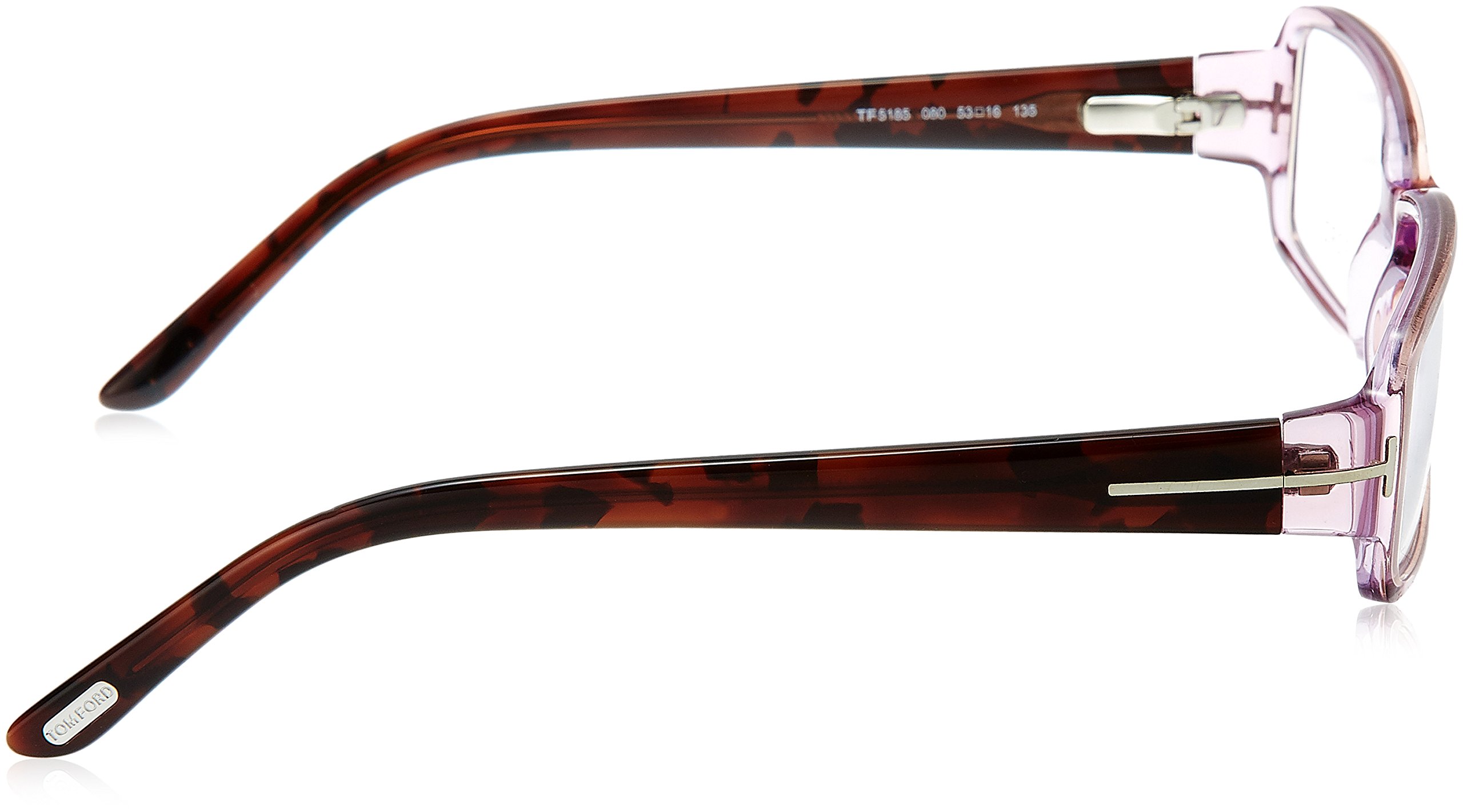 Tom Ford FT5185 Eyeglasses - 080 Transparent Orchid - 53mm